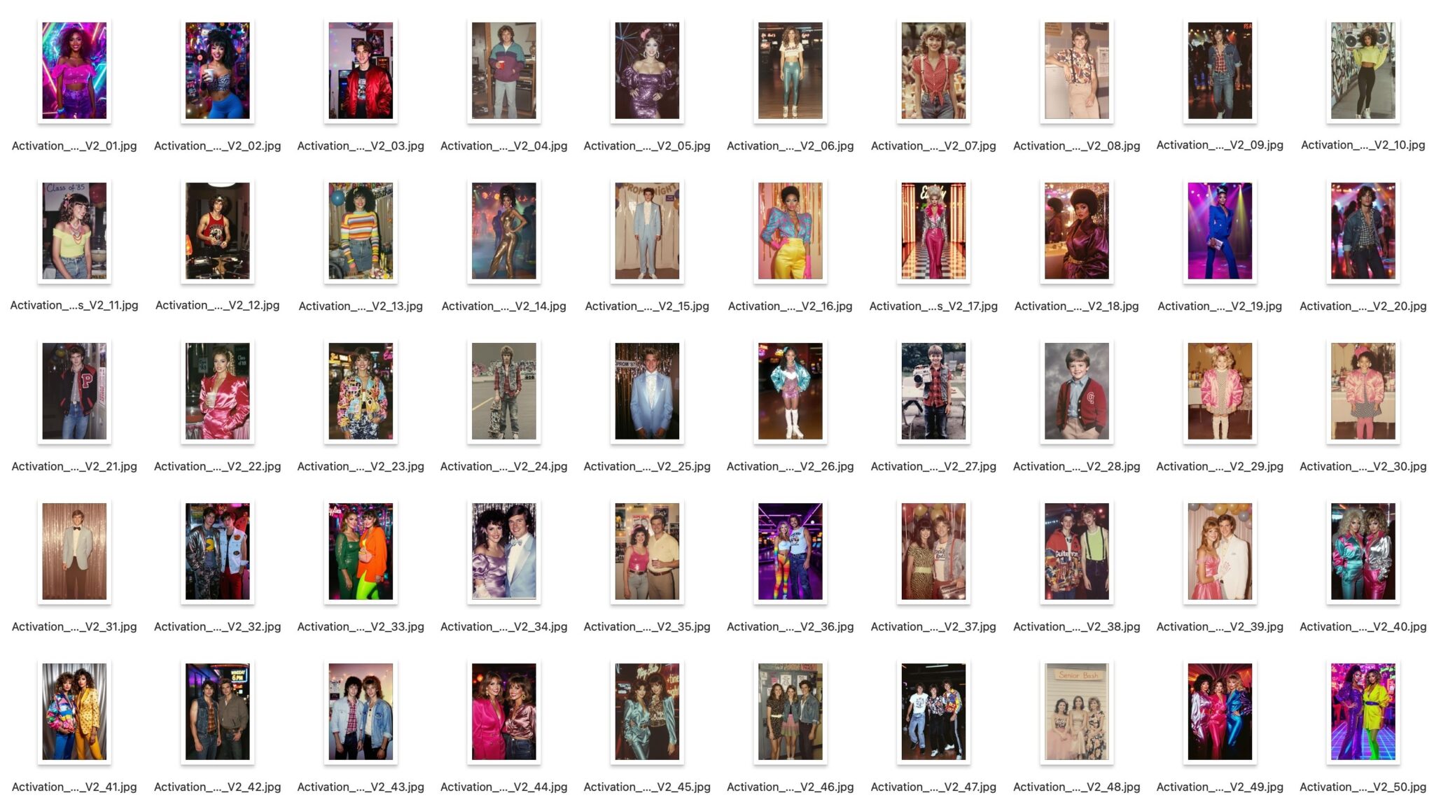 AI 1980s Collection V2 | Transport Yourself to the 1980s with AI Stunning Fashion and Style | AI ...