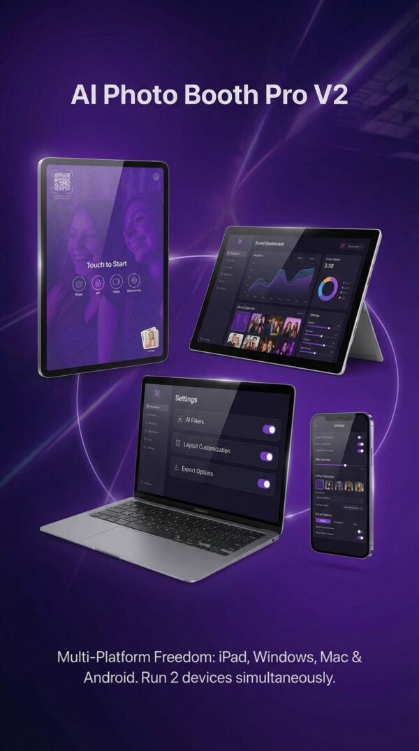 AI Photo Booth Software | One License, Every Device